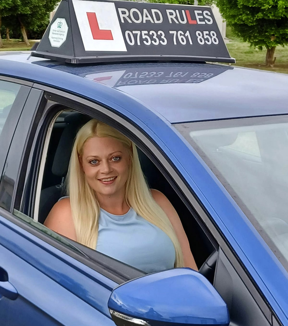 Woman Automatic Driving Instructor